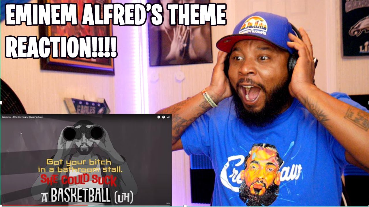 I LOVE WATCHING HIS LYRIC VIDEO|Eminem - Alfred's Theme (Lyric Video ...