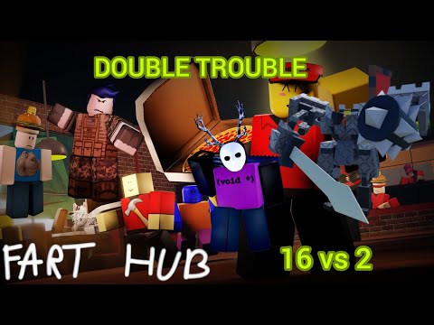 FART HUB SCRIPT FORSAKEN DOUBLE TROUBLE GAMEPLAY 🔥 (official forsaken testing)