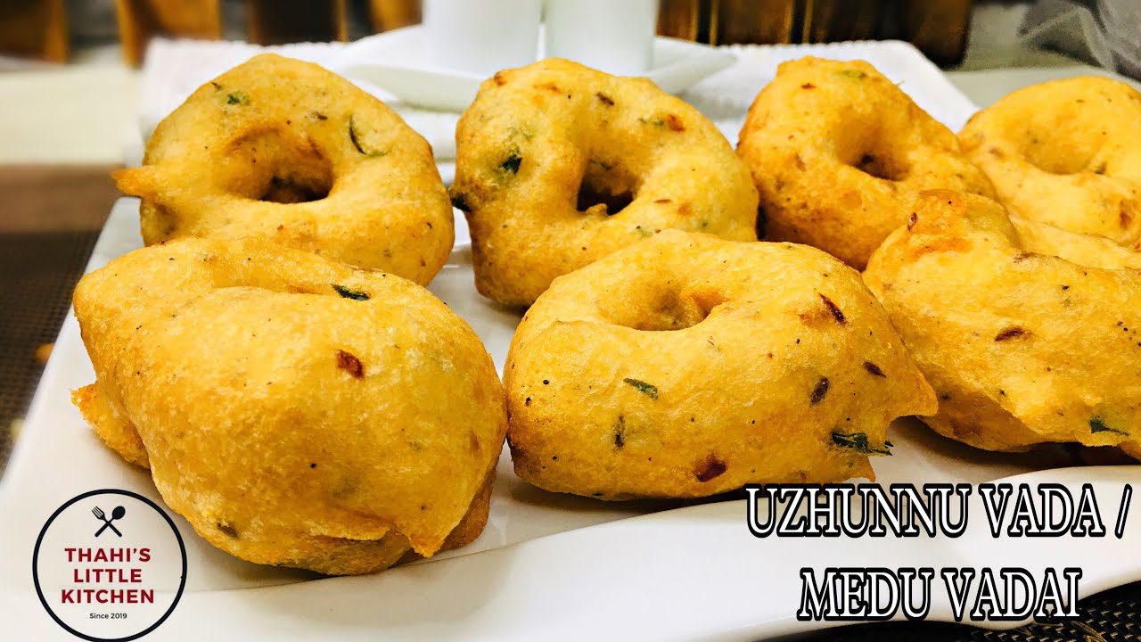 Crispy Uzhunn Vada Recipe How to make perfect Uzhunn Vada Recipe \Medu ...