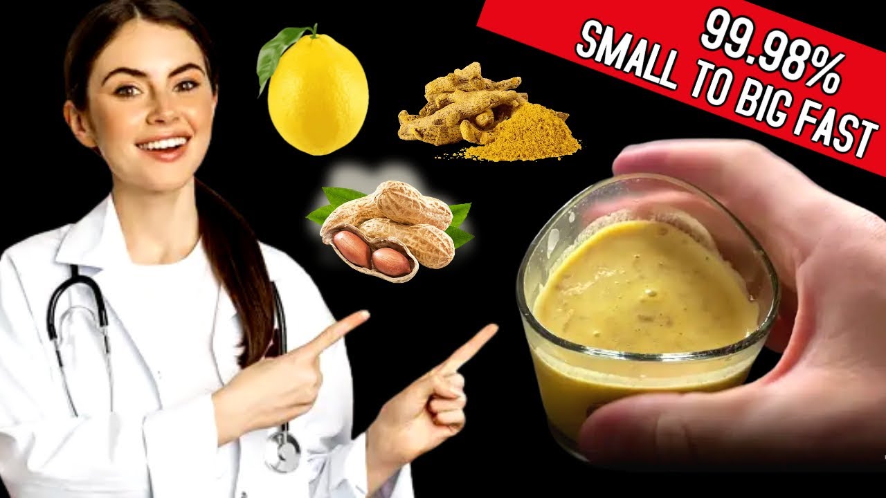Peanut Mix Lemon, Turmeric and You Will Thank Me - Simple Recipe - YouTube