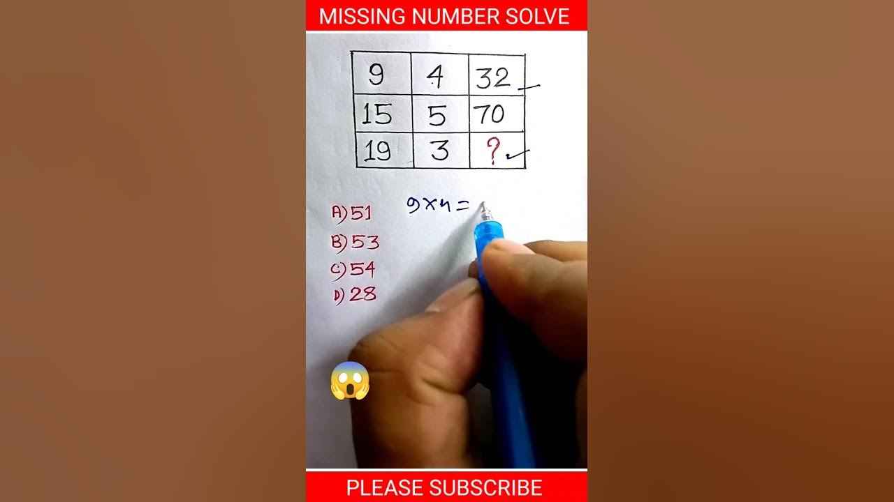 Missing Number Problem Solved Matrix Reasoning Questions missing-number-problem-solved-matrix-reasoning-questions