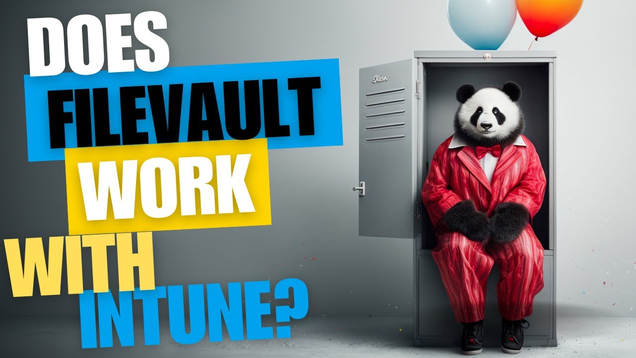 Does FileVault work with Intune?? - YouTube