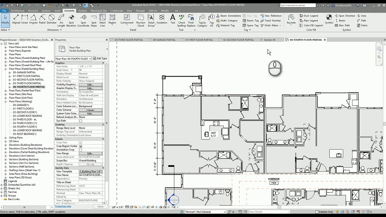 Revit Quick Tip: Dimension Entire Walls - YouTube