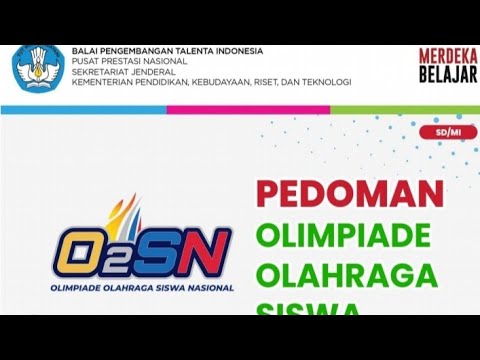 JUKNIS TERBARU O2SN SD 2023 (Atletik, Renang, Bulu Tangkis, Pencak ...