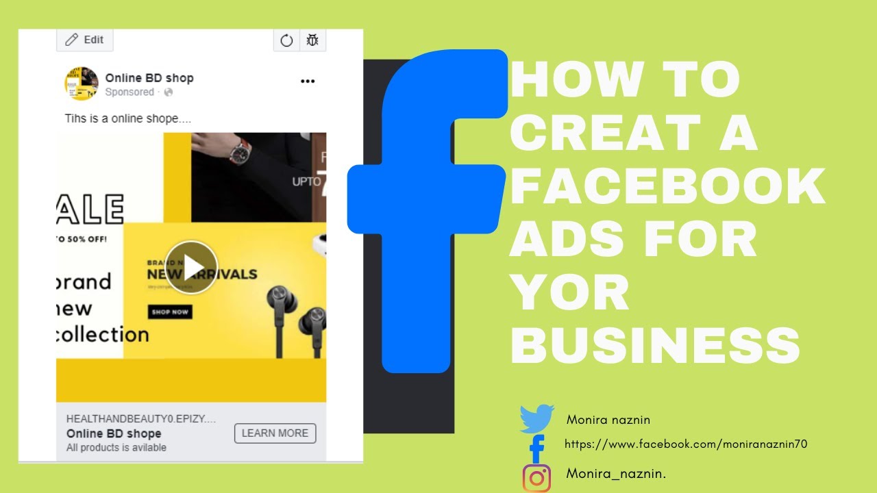 How to create a FACEBOOK Ads - YouTube