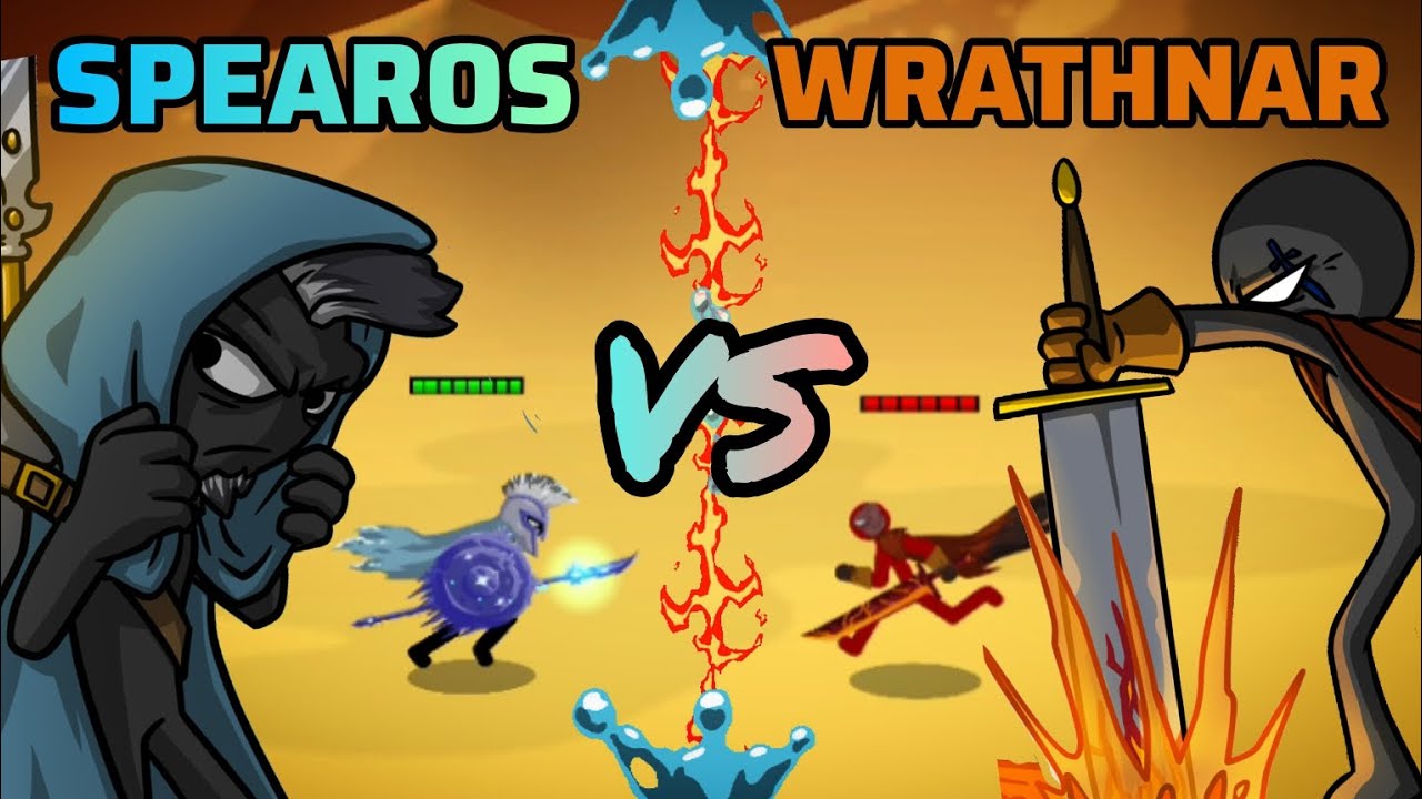Stick War 3 Spearos Vs Wrathnar Epic Battle Of The Old Generals Of The ...