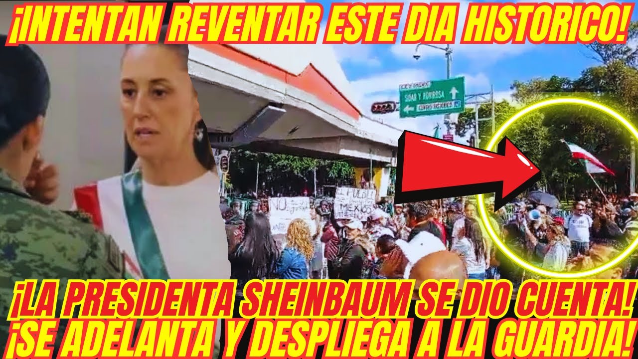 ¡INTENTAN REVENTAR EL GRAN DÍA! ¡SHEIMBAUM SE ADELANTA Y HACE ESTO ...