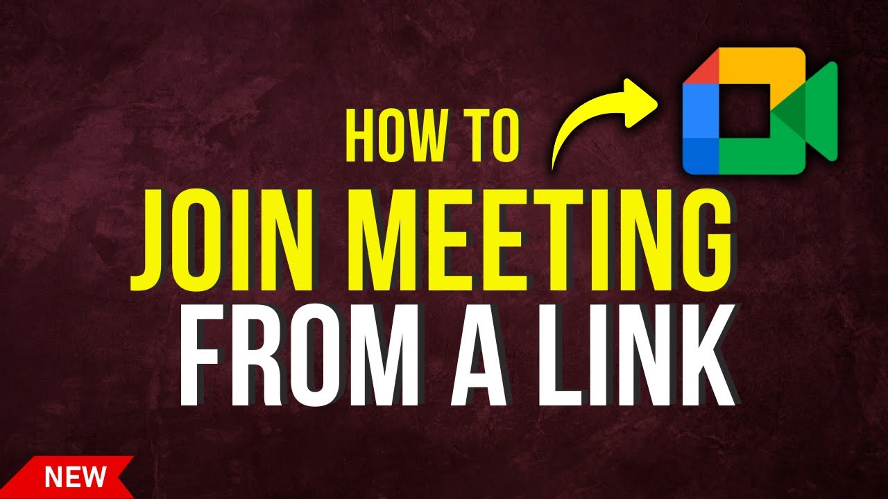 How to Join a Google Meet Using a Meeting Link (Quick & Easy) - YouTube