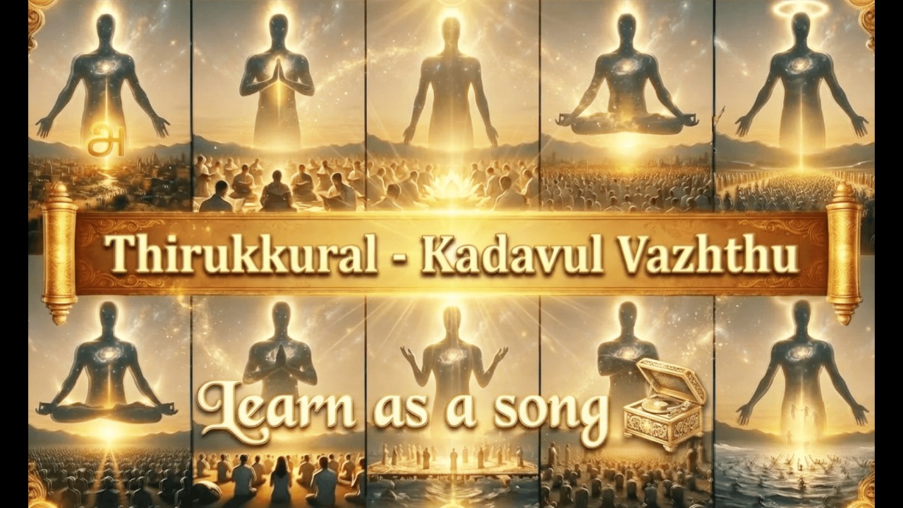 Thirukkural Taught in Song — Kadavul Vazhthu 1–10 | Tamil Verse ...