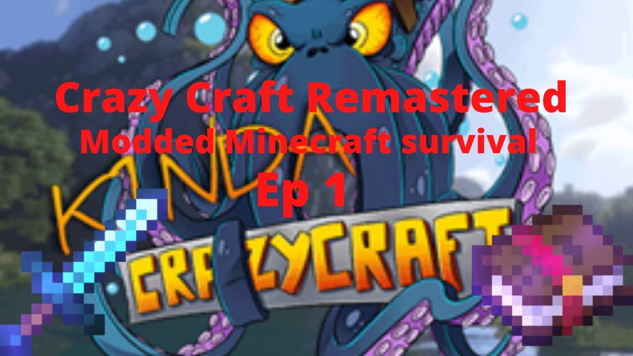 Crazy Craft Remastered! Modded Minecraft Survival. Episode #1 - YouTube