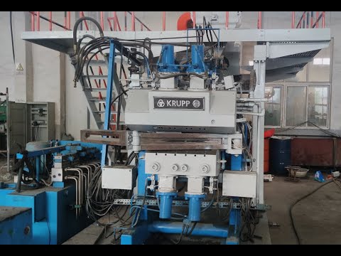 Used Duplex Extruder 120x150 from KRUPP for tire tread extrusion with ...