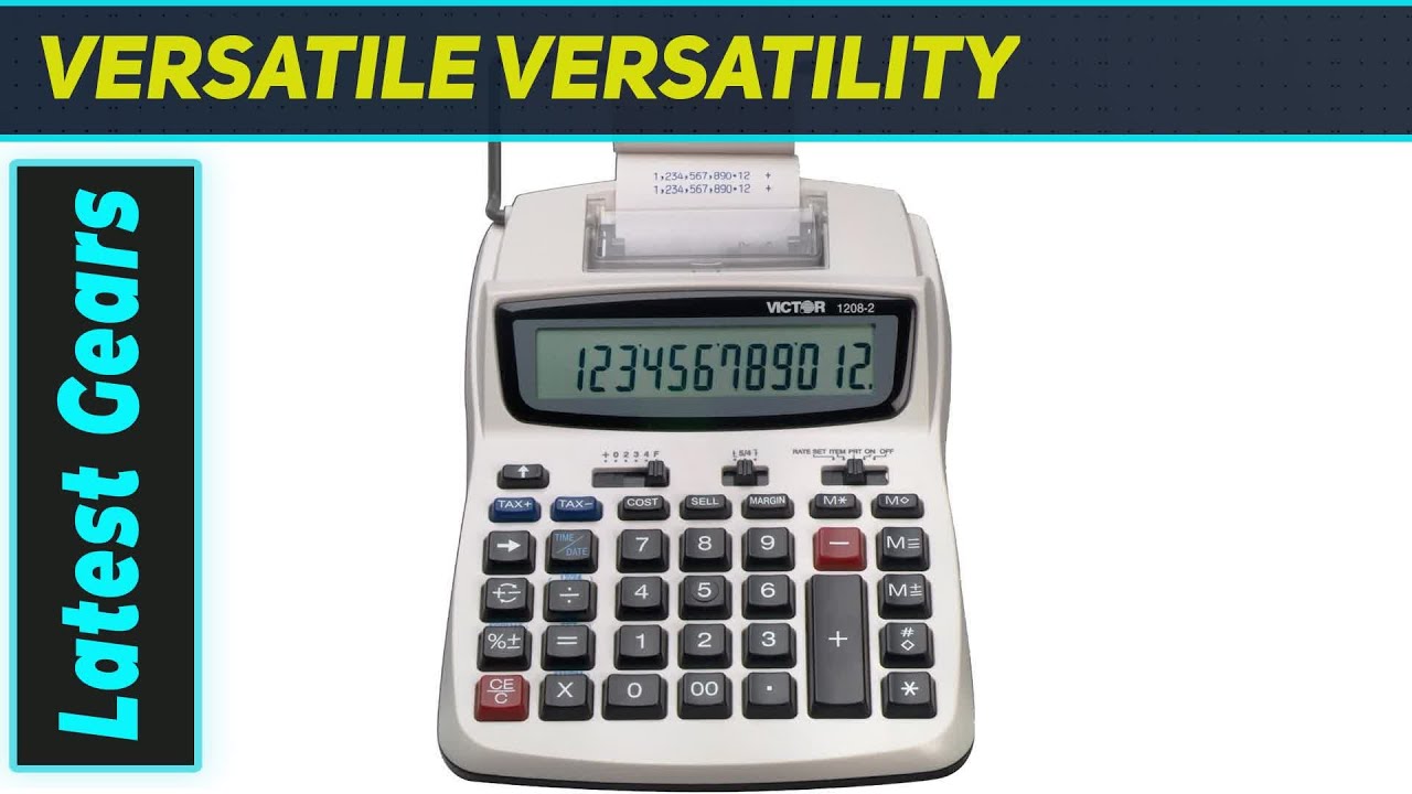 Victor 1208-2: The Best Compact Printing Calculator for Any Workspace ...