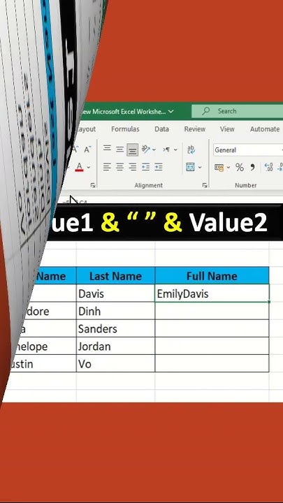 Concatenate Two or More Columns Data in MS Excel using Ampersand | Combine Data from Cells in ...