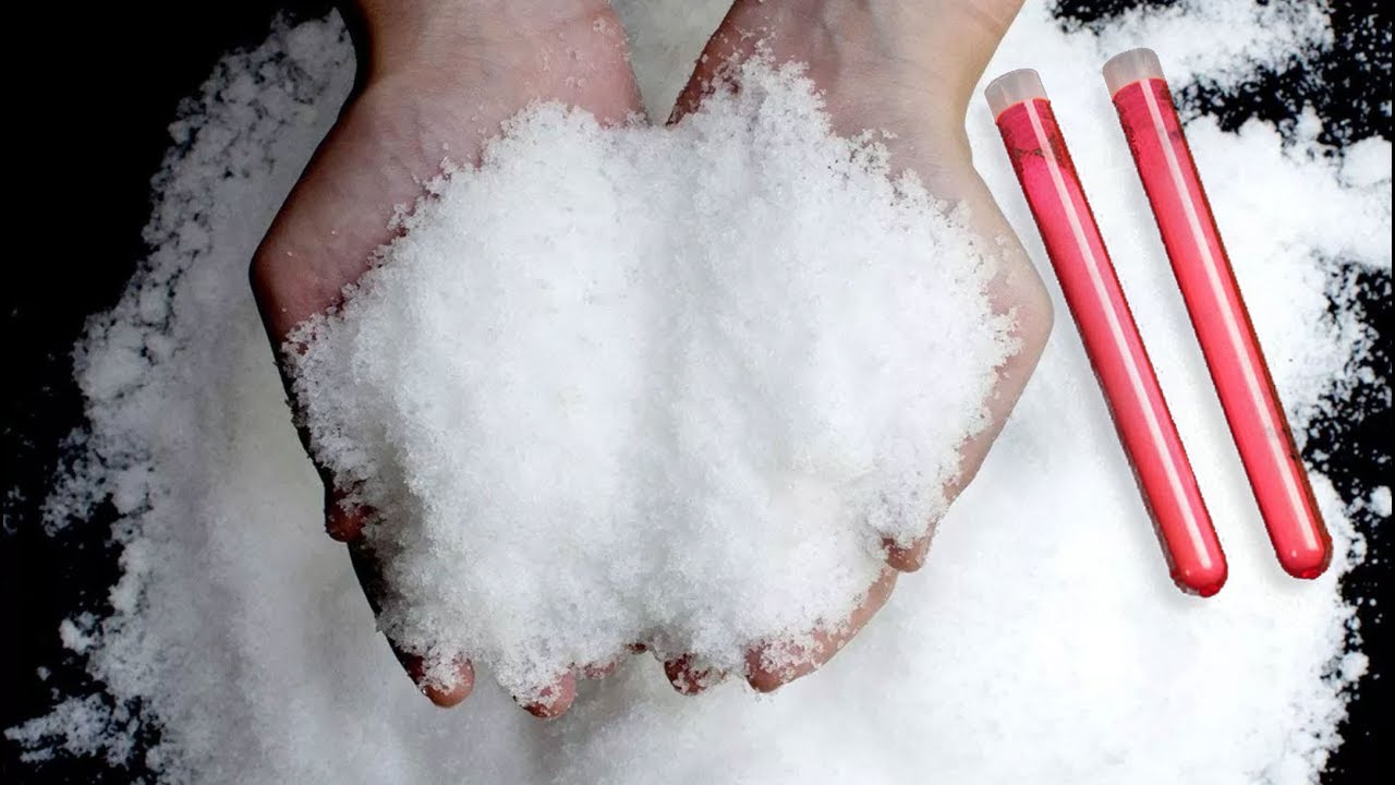 ️¡Nieve Mágica para sorprender a tus hijos! ️ ¿Como funciona?🧪 | Rápido ...