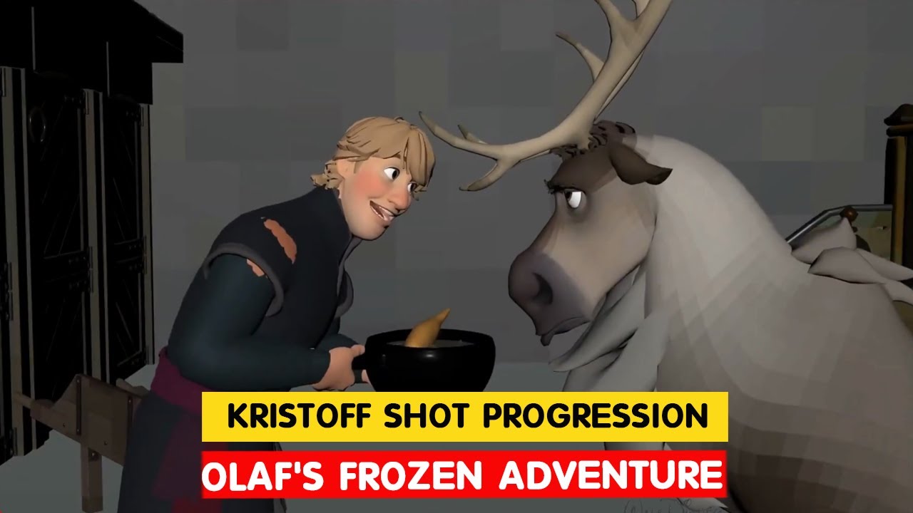 Olaf's Frozen Adventure | Kristoff Shot Progression | Nicolas Prothais ...