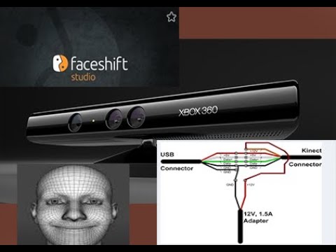 создание лицевой анимации с помощью Kinect и faceshift - YouTube