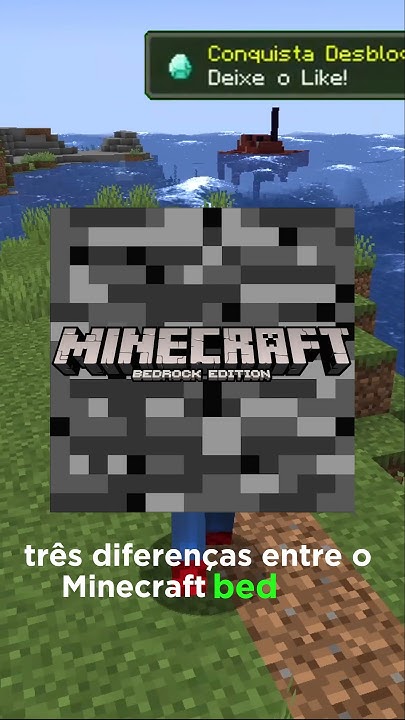 3 diferenças entre Minecraft bedrock e java parte 2 #minecraft # ...