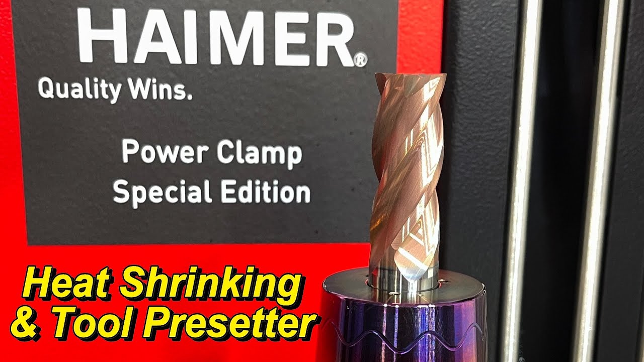 Setting up an Endmill using the Haimer Machines - YouTube