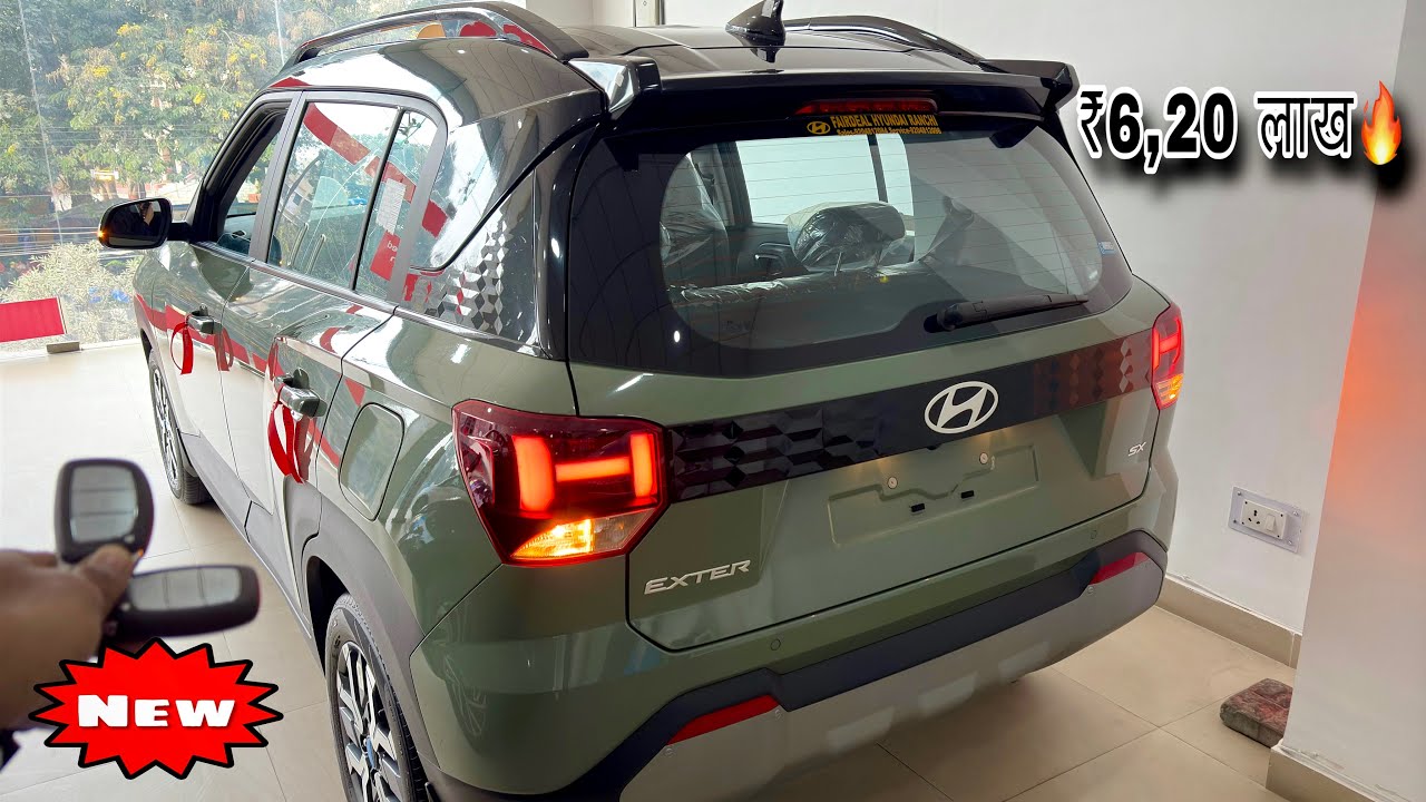 2025 NEW HYUNDAI EXTER SX Model Sunroof ₹6,20 LAKH Hyundai Exter SX ...