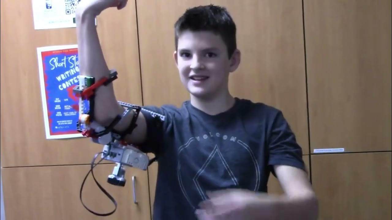 ROBOTICS & STEM CLUB - Student demo Prosthetic Arm - YouTube