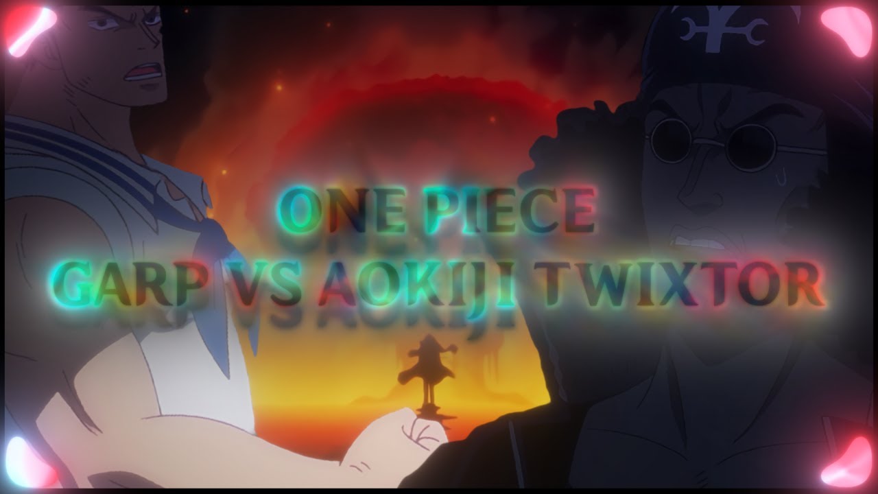 One Piece 1121; Aokiji vs Garp 👊 (4K, 960 FPS) Flowframes / Twixtor ...