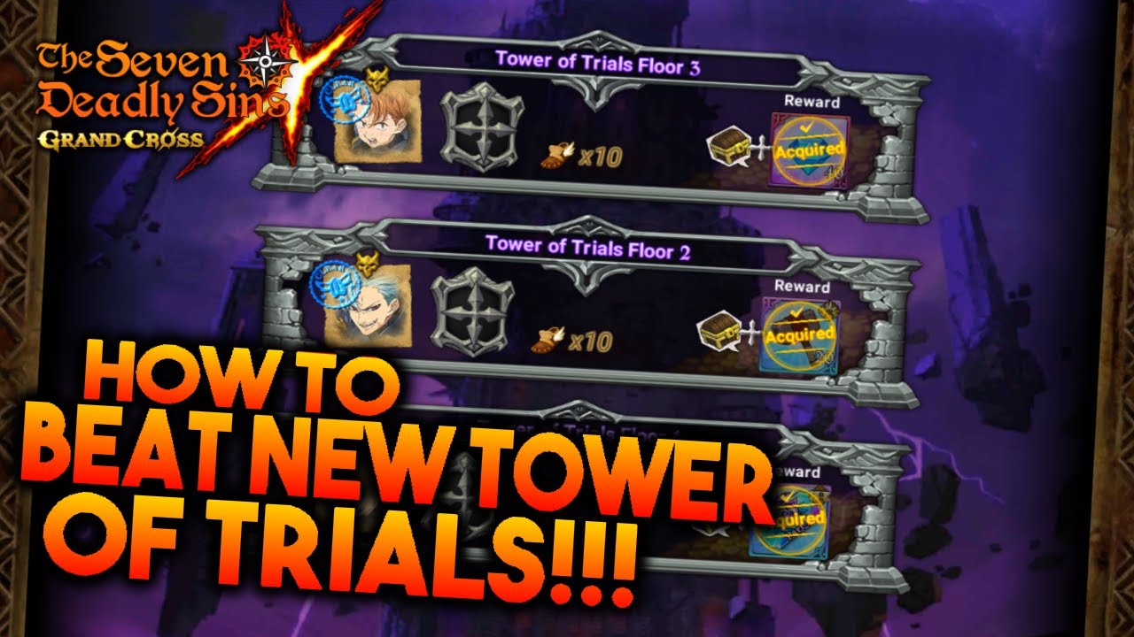 HOW TO BEAT NEW TOWER OF TRIALS FLOORS 1, 2 & 3! FULL GUIDE! | Seven ...