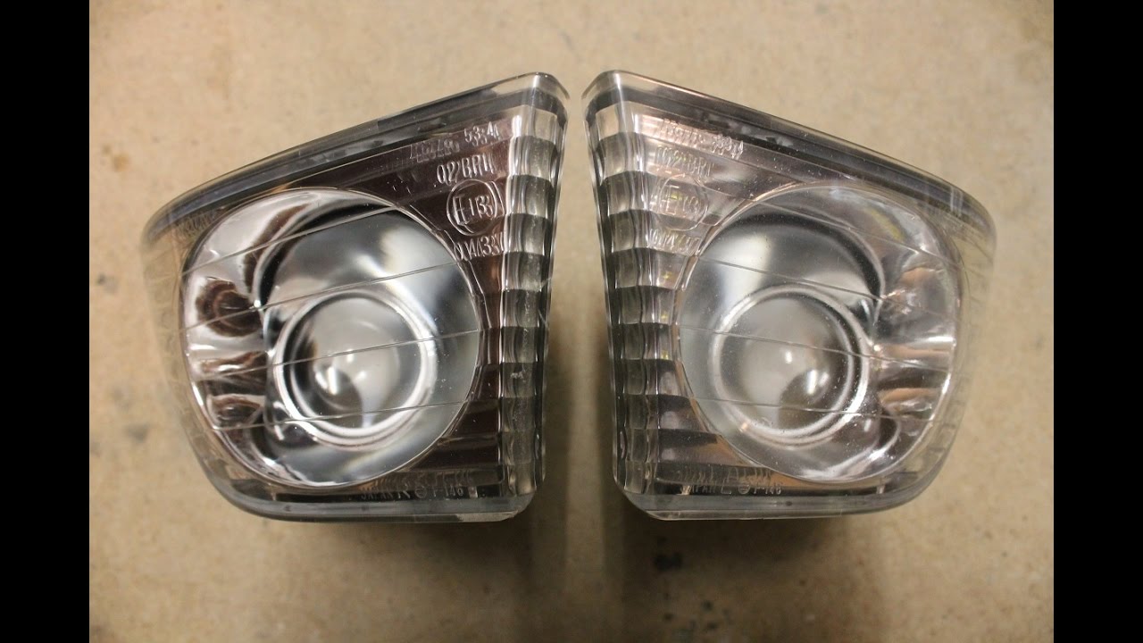 Project Altezza -- Fog Lights sanding and polishing - YouTube