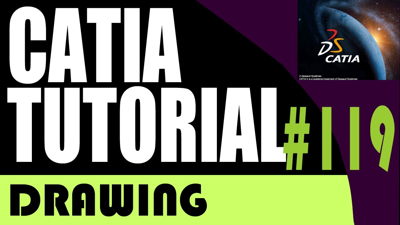 119 CATIA drawing Tutorial: Adding Tolerances - YouTube
