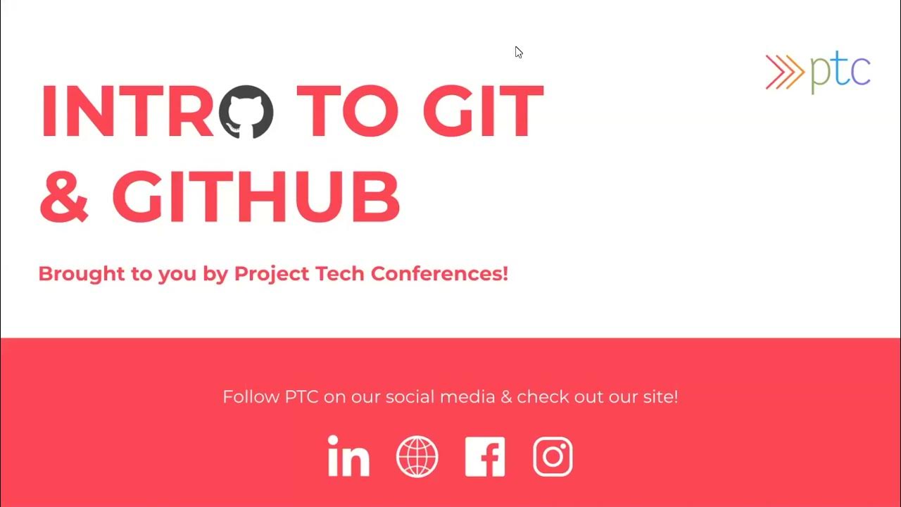 PTC Outreach: Intro to Git & Github - YouTube