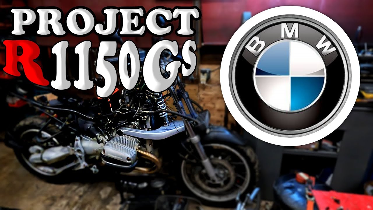 BMW R1150GS Off Road Project part 4 (strip down) - YouTube