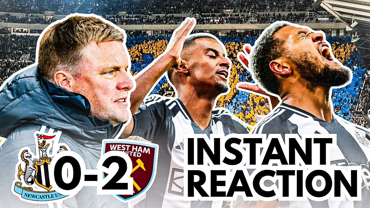 Unacceptable performance from Newcastle United as West Ham take three ...