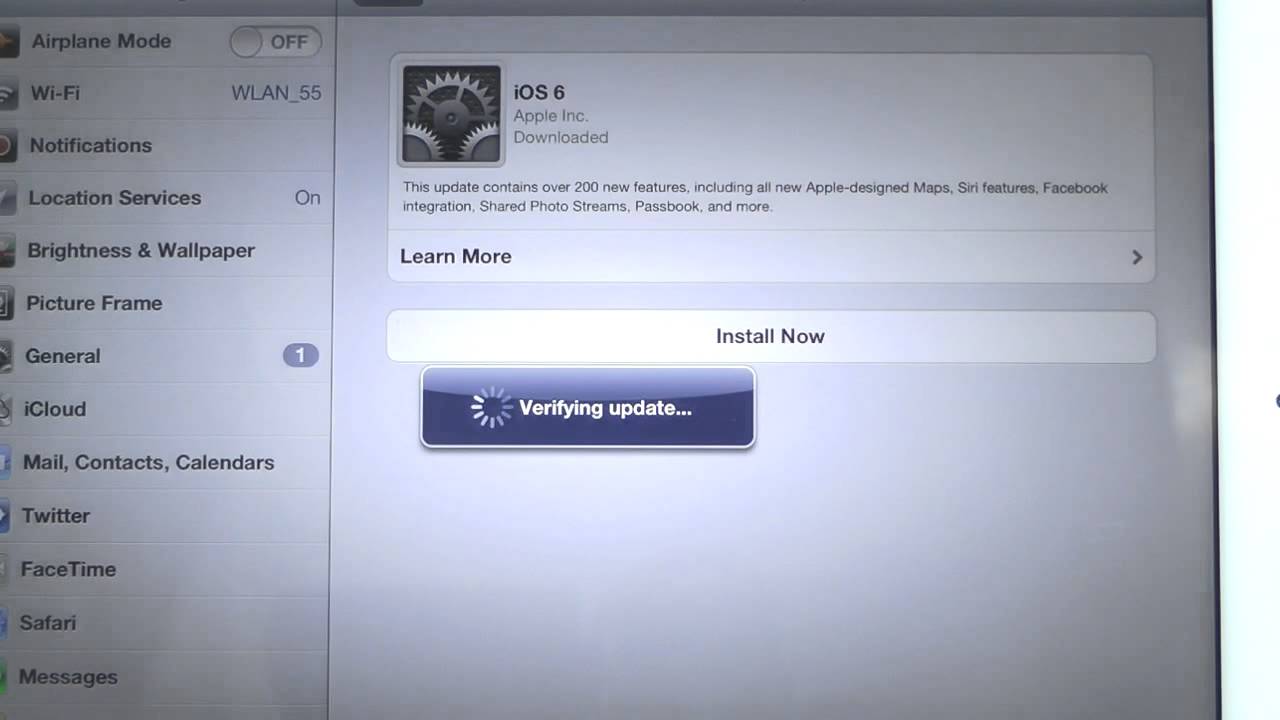 How to Install iOS 6 on the iPad - YouTube