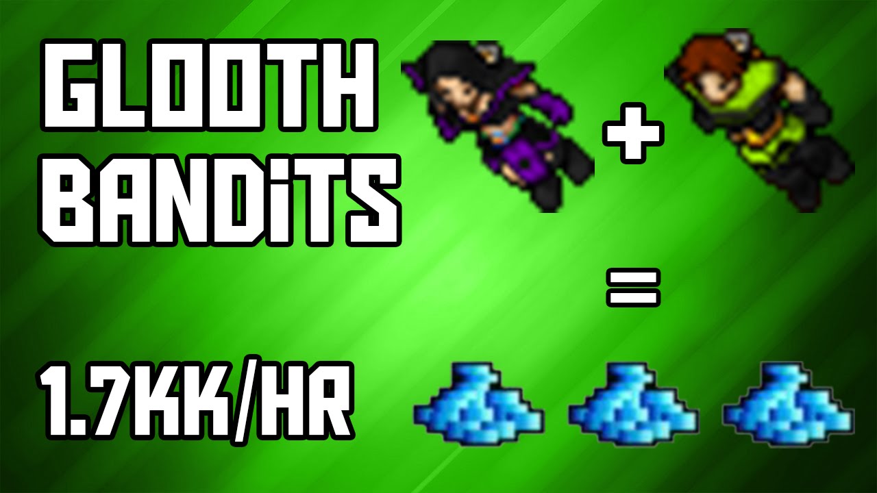 [Tibia Where to Hunt – MS/ED 150+] Glooth Bandits (1.4-1.7kk/hr @ 236 ...