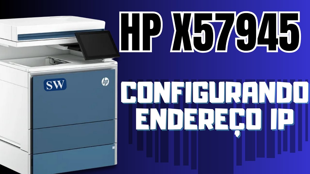 Como configurar ou alterar endereço IP da Impressora HP Color Laserjet ...