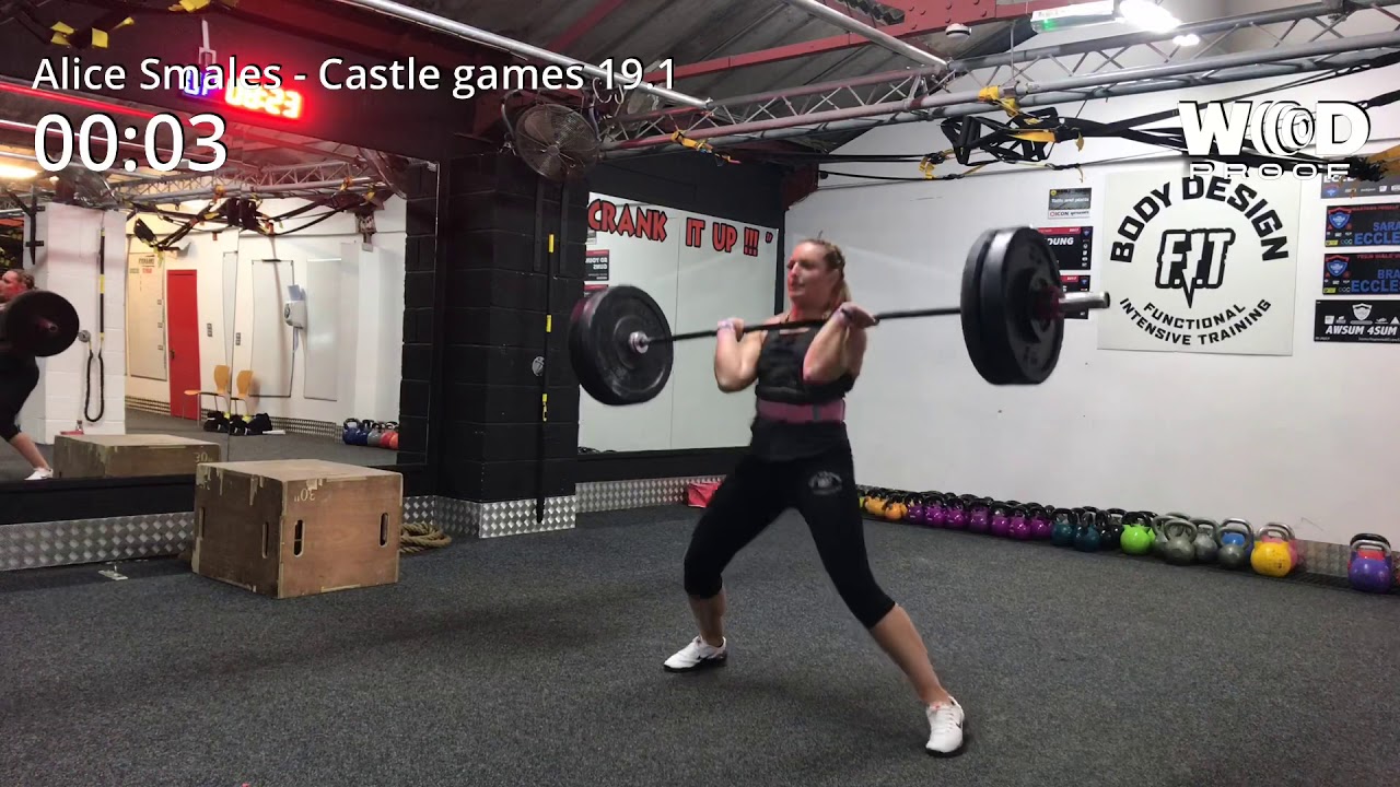 Alice Smales Castle Games Individual Qualifer 19.1 (RX) - YouTube