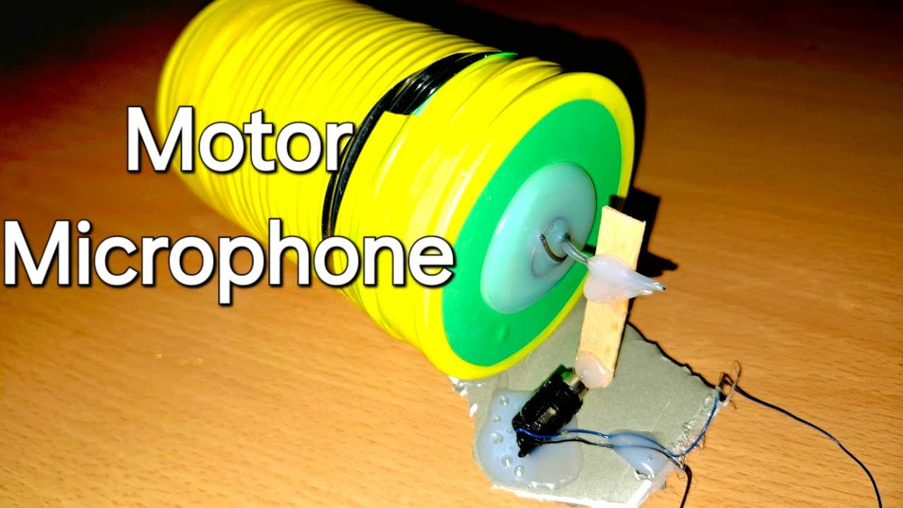 Can A Dc Motor Be Used As A Microphone 🎤| Experiment - YouTube