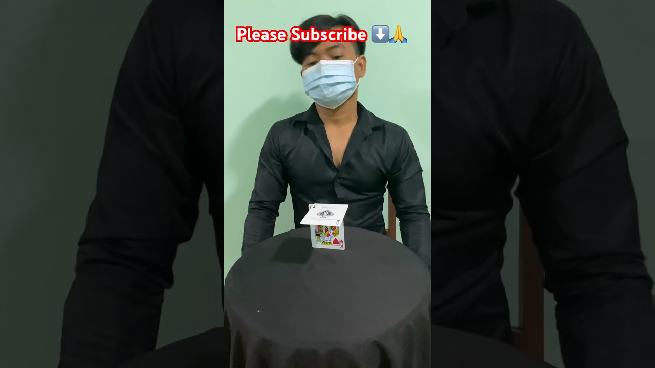 Float Card Magic Trick #shorts - YouTube