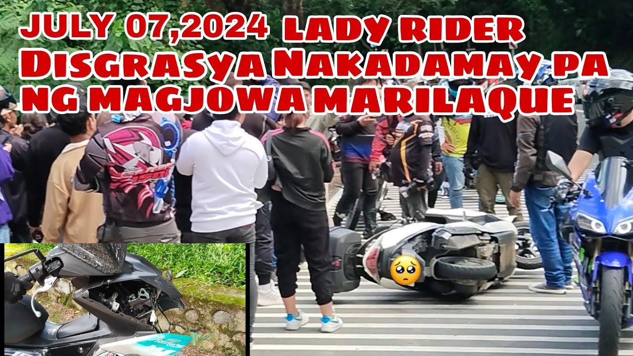 LADY RIDER NAKA SAMPONG BALIK BAGO MADISGRASYA AT MAKADAMAY NG MAG JOWA ...