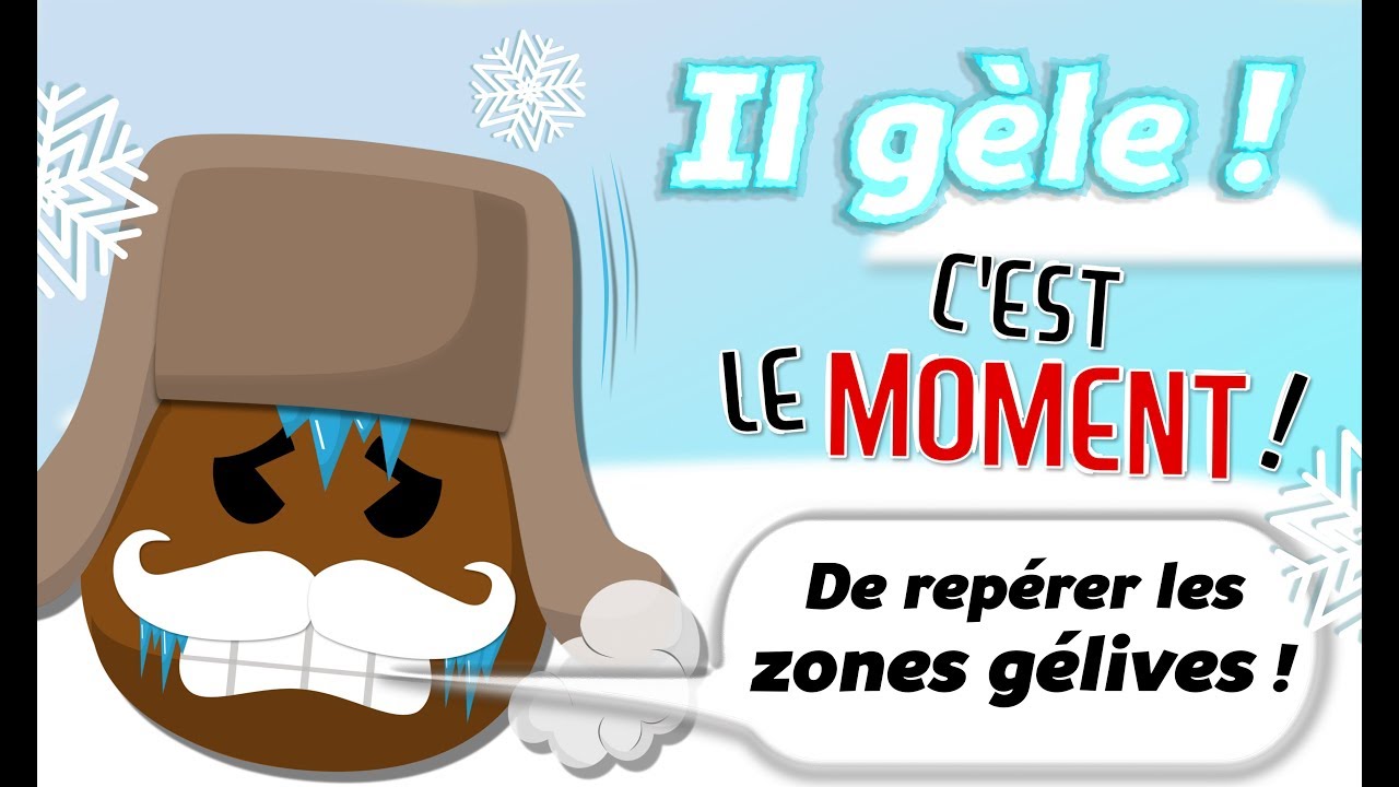 Il gèle ! C'est le moment # 1 de repérer les zones gélives de son site ...