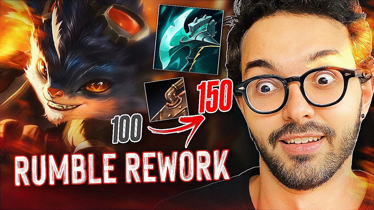CHURRASCANDO O TIME INIMIGO COM O REWORK QUE O RUMBLE LEVOU! - YouTube