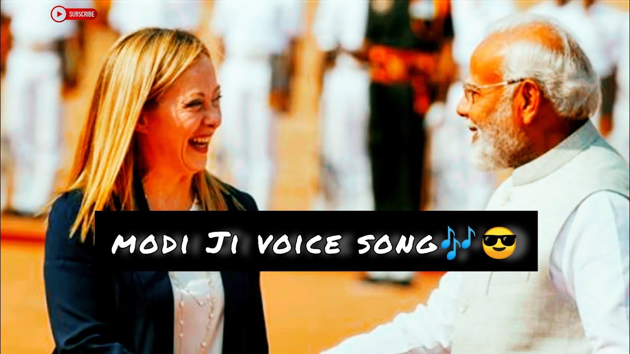modi Ji Al dubbed song 😎 | modi Ji voice viral song | g20 dehli 🎶 | PM ...