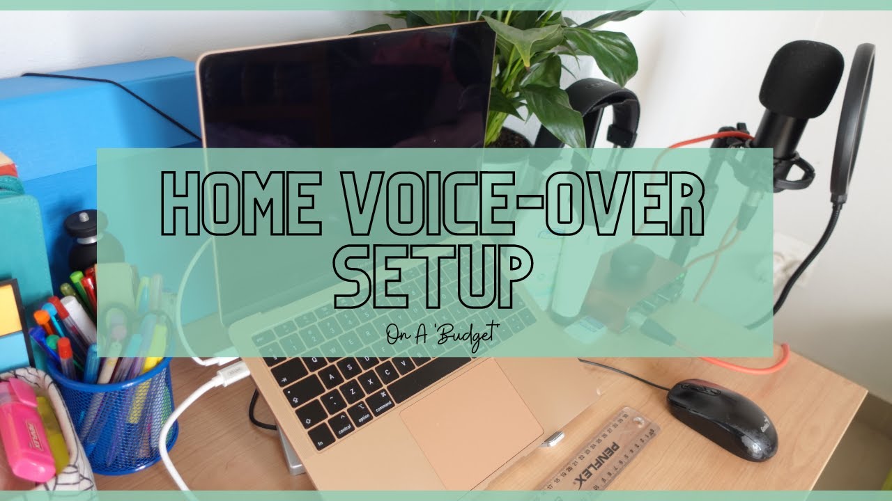Home Voice - Over Setup on a Budget | I finally have a work space ... 💃 ...