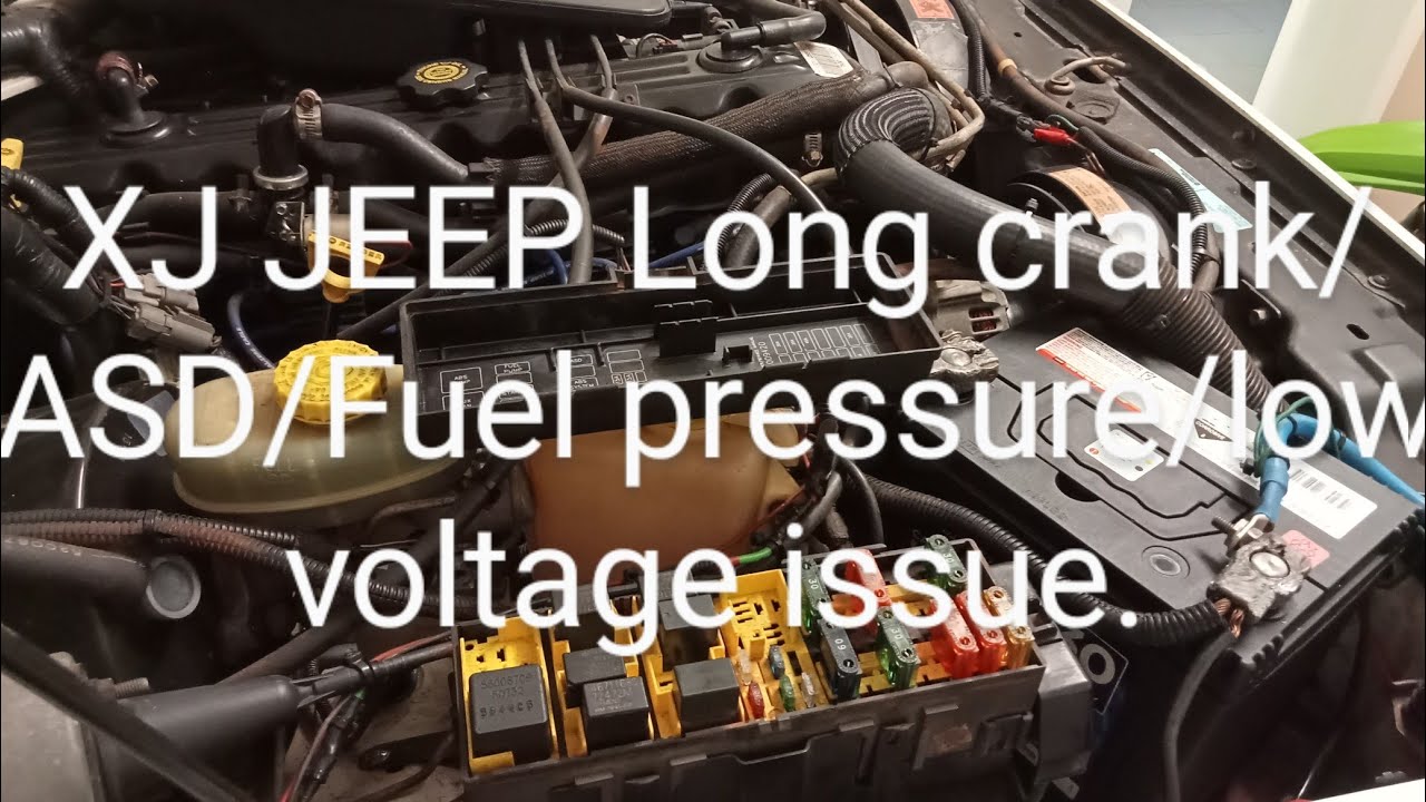 XJ JEEP Long crank, flickering check light and ASD relay on start up ...
