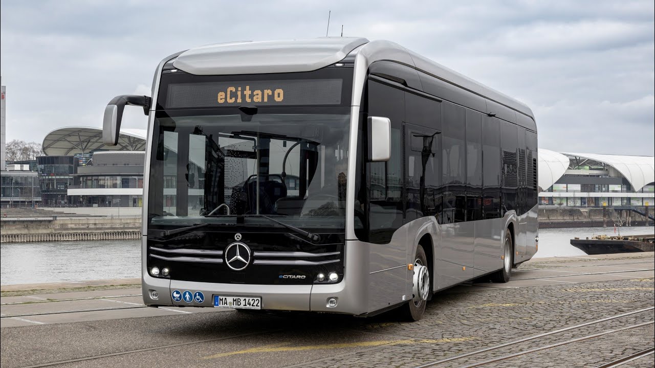 New 2023 Mercedes eCitaro bus - Test Drive - YouTube