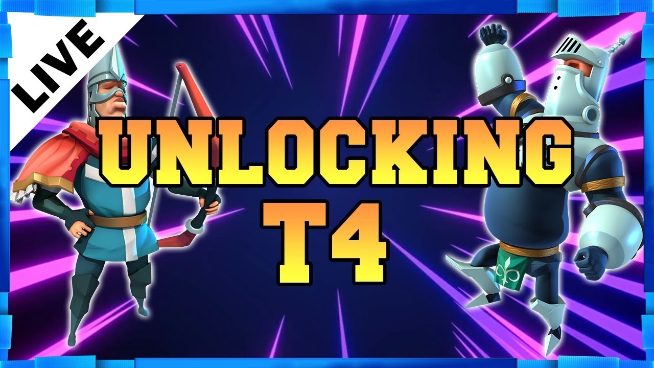 Unlocking T4 live - Lords Mobile - YouTube