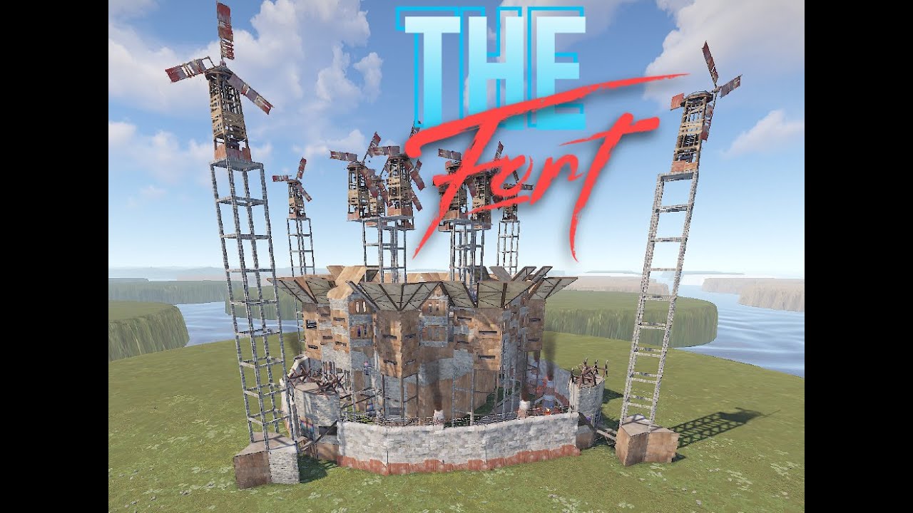 The Fort | Quad/Small group | 2 Bunkers | Open Core | Wid-gap | Rust ...