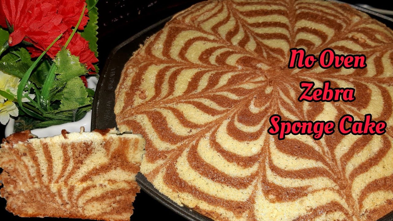Super Soft Zebra Cake / Perfect Zebra Cake without Oven and Pressure ...