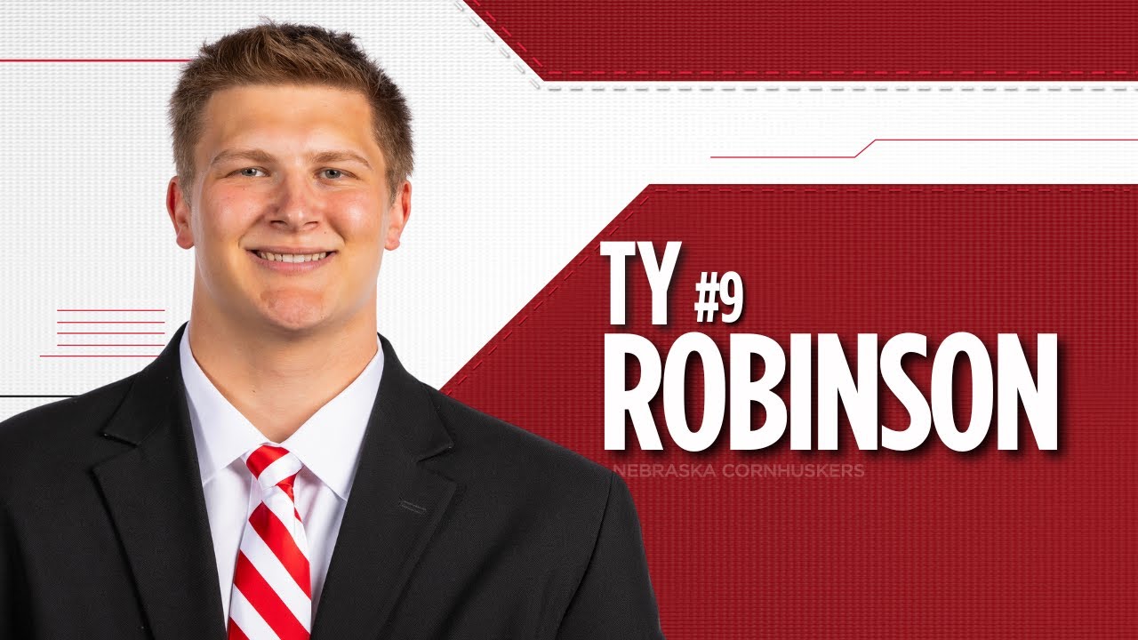 Nebraska DL Ty Robinson Illinois Game Week Press Conference (9/17/24 ...