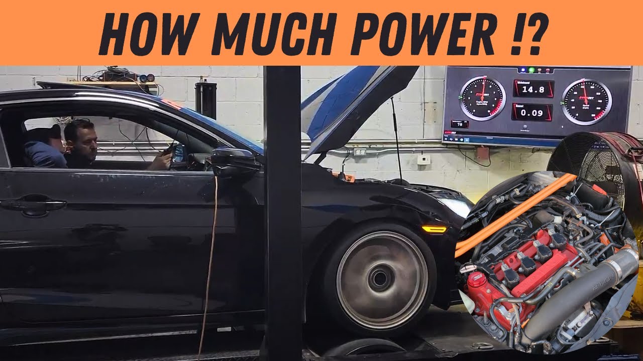 Our Built Engine, Big Turbo 10th Gen Si Hits the Dyno! - YouTube