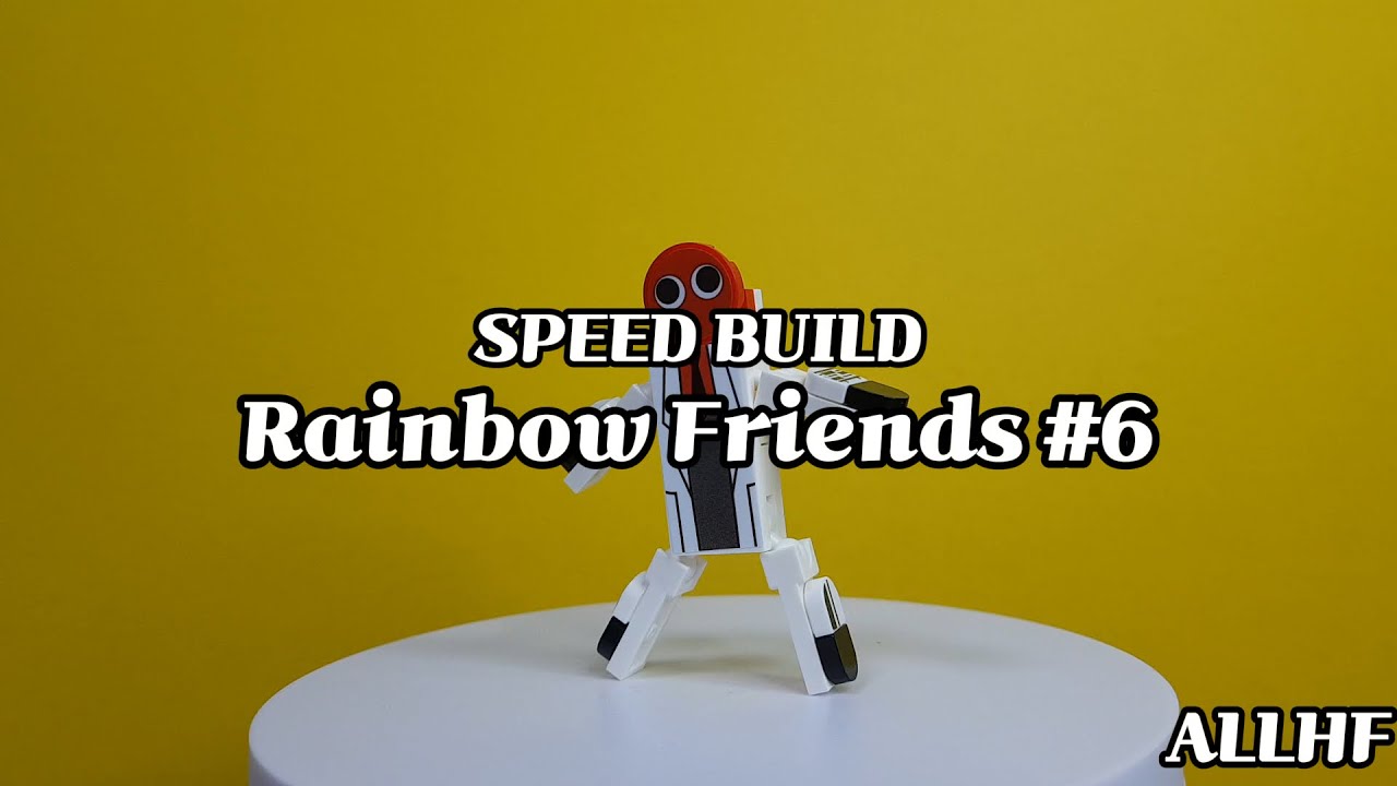 LEGO ROBLOX Rainbow Friends speedbuild 레인보우 프렌즈 #6 |Unofficial LEGO ...